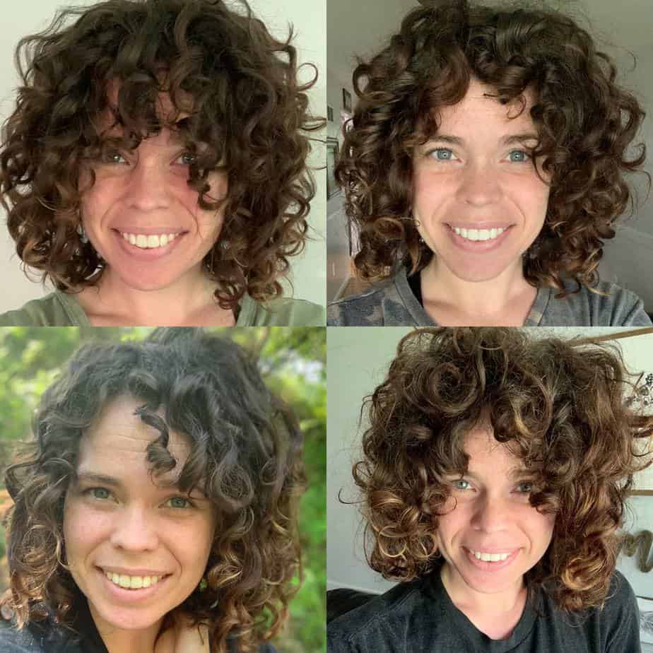 How To Style Curly Bangs